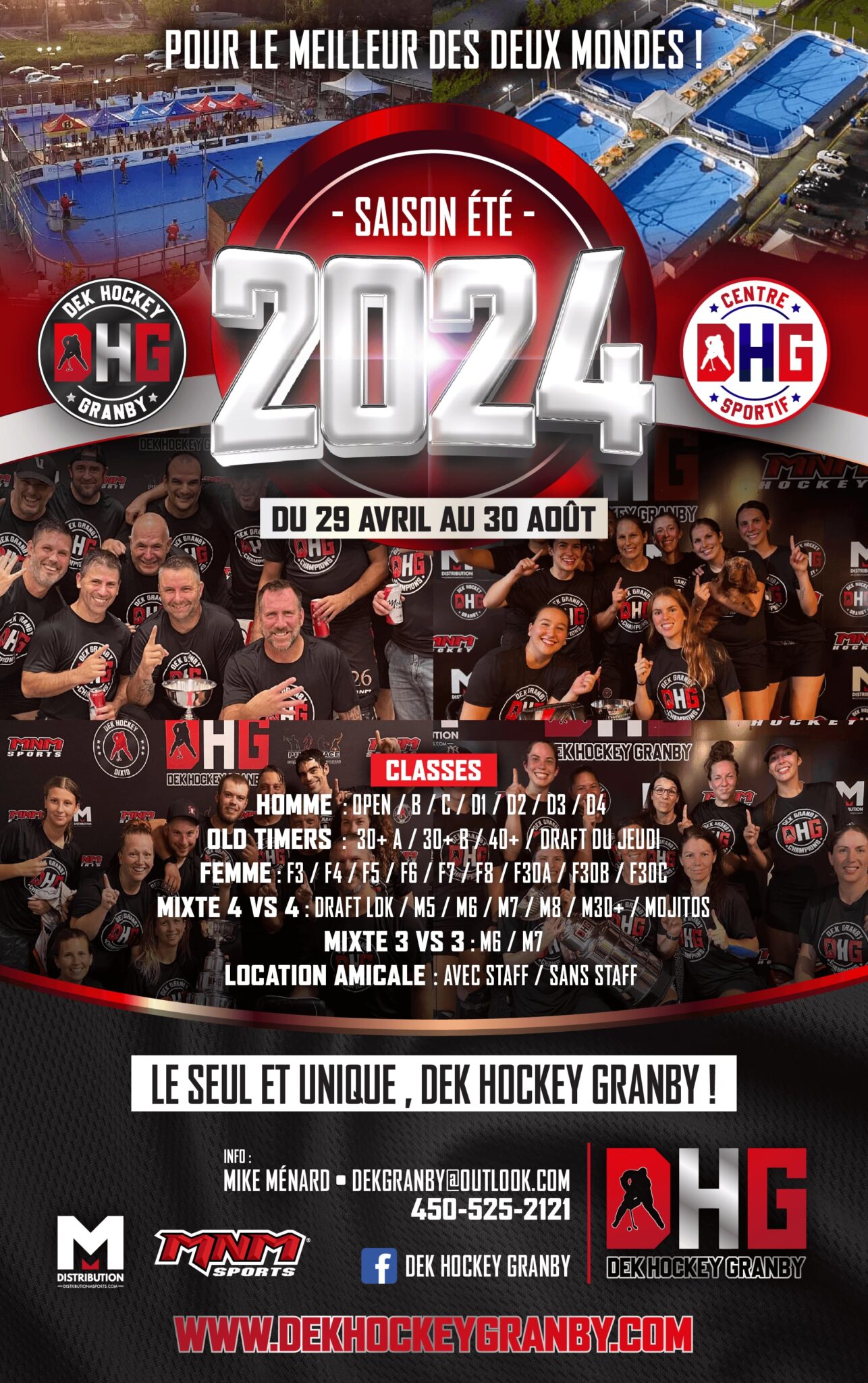 SAISON ÉTÉ 2024 – DHG – Dek Hockey Granby